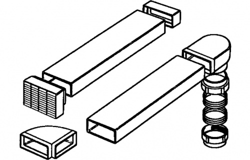 Cooker Hood Ducting Kits & Accessories | Kitchen Extractor Ducting UK ...