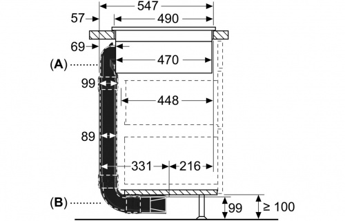 Neff Z861KR1 60cm+ Recirculation Starter Kit