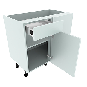 1000 D/L Corner Base Unit, RHB (500 Door/Drawer)-U-SMPN