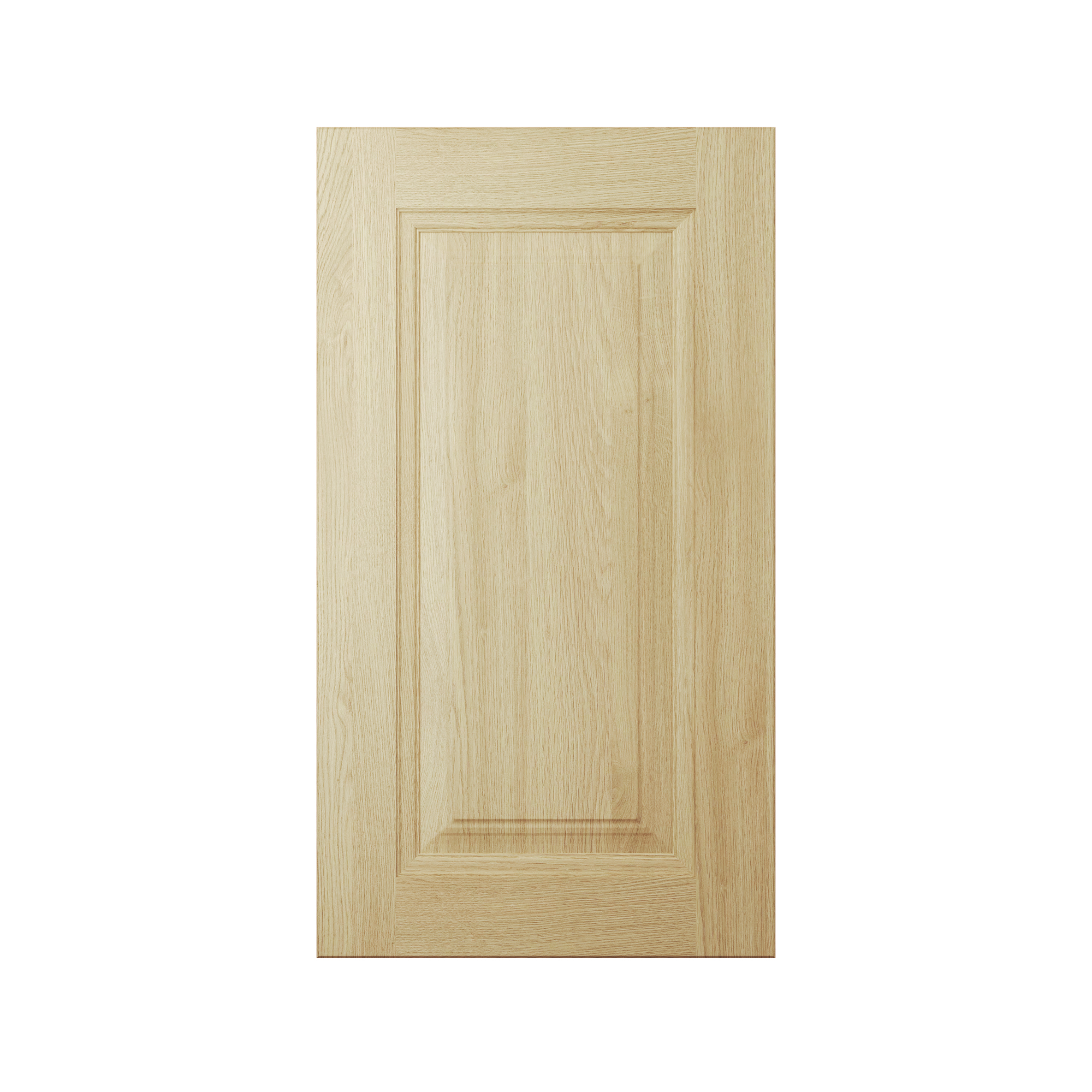 355 X 897 With Vertical Dividing Rail - Jefferson Light Oak